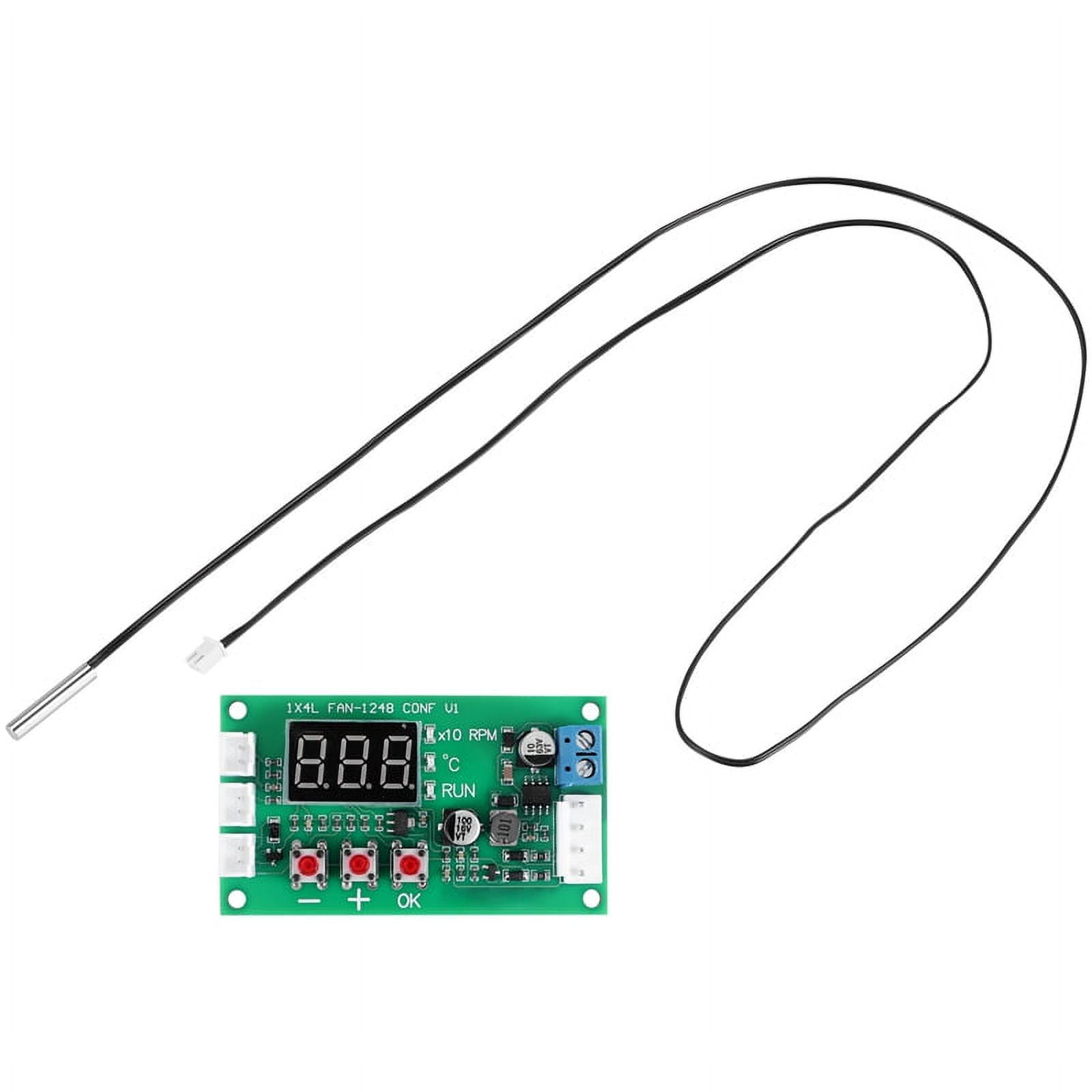 DC 12V 24V 48V 5A 2 3 4 Wire PWM Motor Fan Speed Controller Governor ...