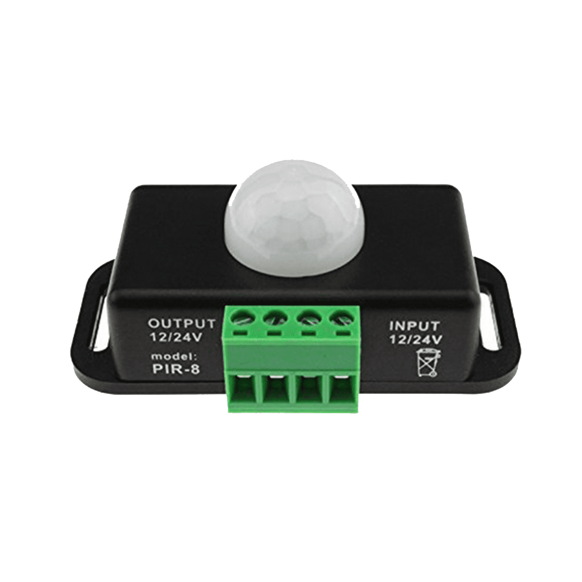 DC 12V 24V 8A Automatic Adjust PIR Motion Sensor Switch IR Infrared ...