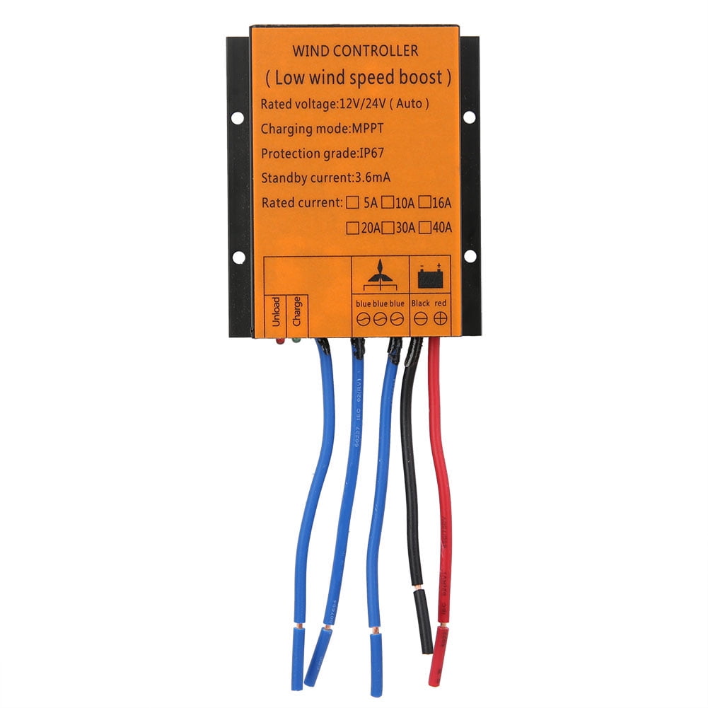 DC 12V/24V Charge Controller Solar Wind Turbine Generator Charging ...