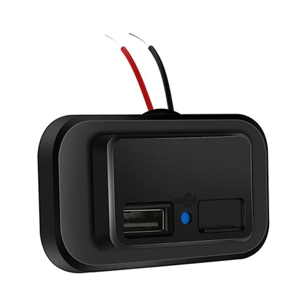 DC 12V-24V LED Dual USB Car Fast Charger Socket Power Outlet for Boat ...