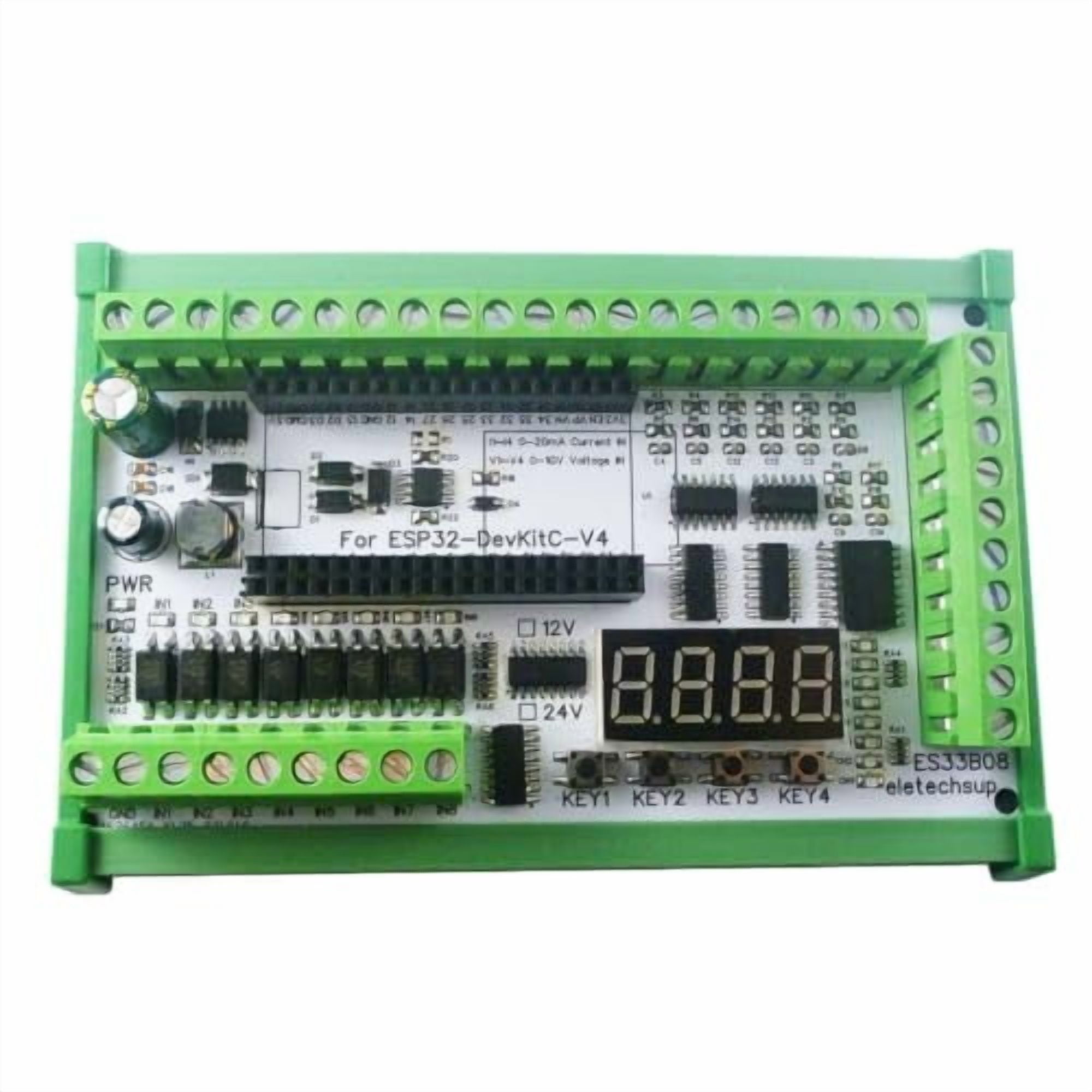 DC 12V 24V Multifunction ESP32 Expansion Board WiFi Digital Analog IO ...