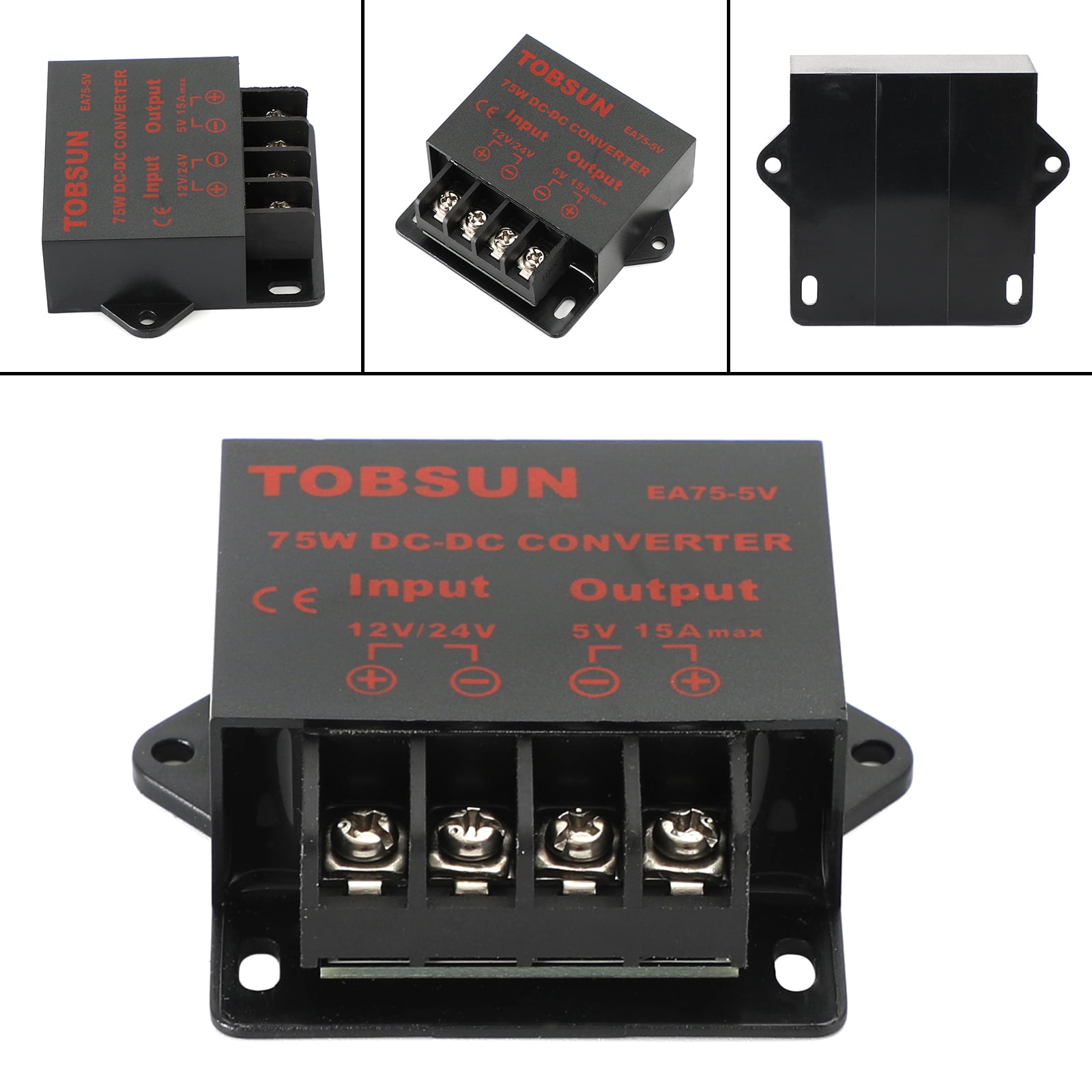 DC 12V/24V Step Down To DC 5V 15A 75W Voltage Regulator Reducer Power ...