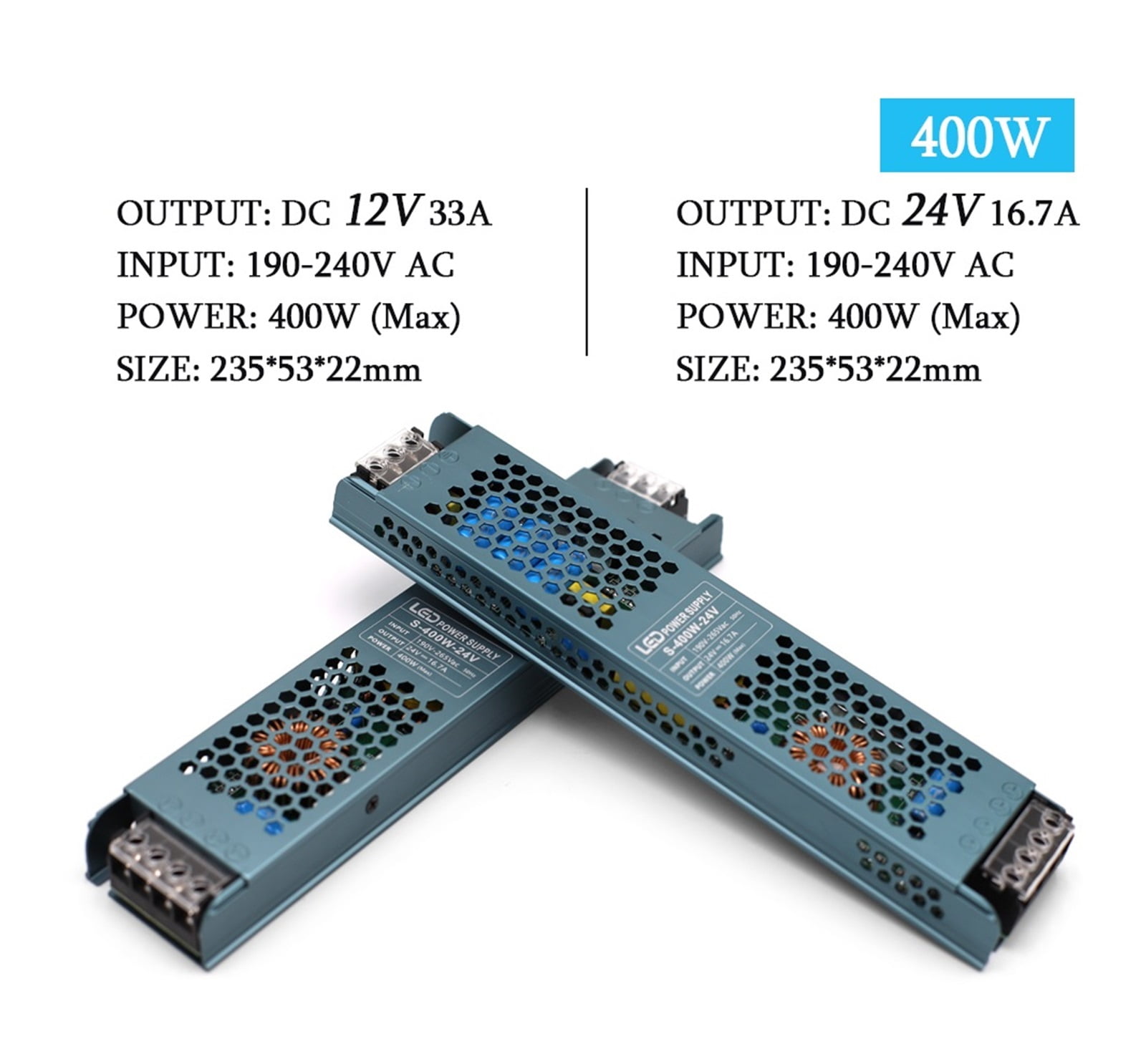 DC 12V 24V Switching Power Supply, AC190-240V Mute Lighting ...