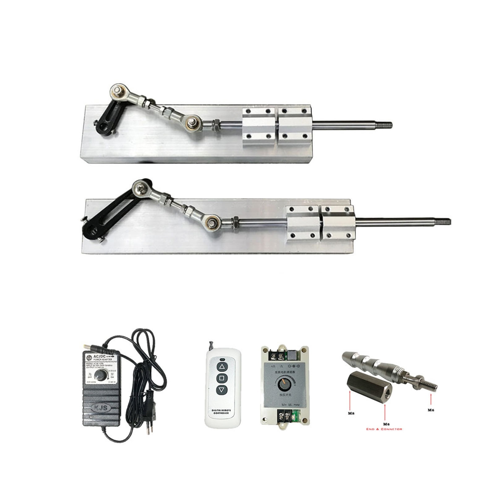 DC 12V/24V Telescopic Linear Actuator With Remote Control Adjustable ...