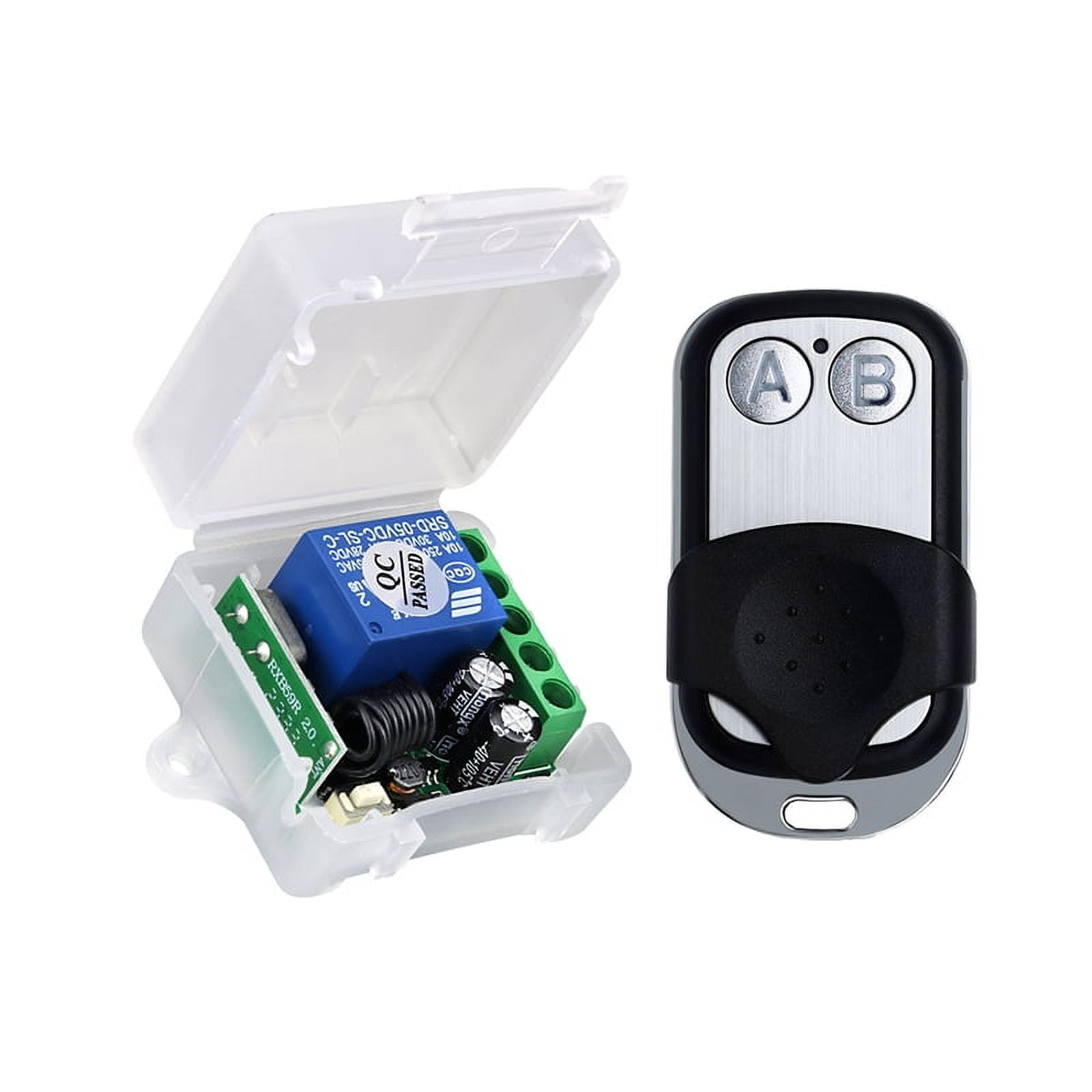 DC 12V /27A Secure Remote Control Switch Universal 433Mhz Wireless ...