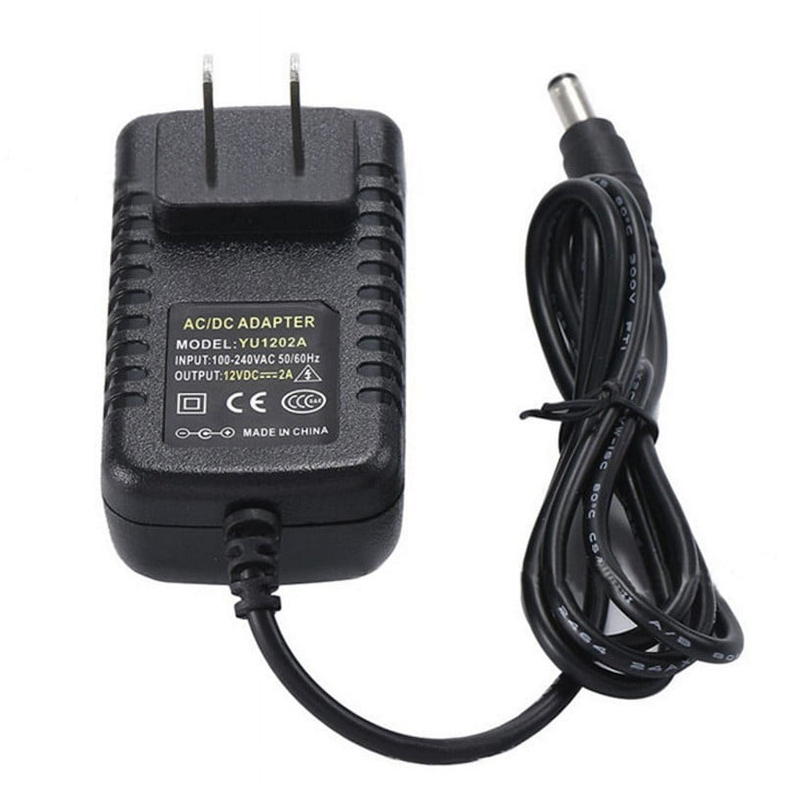 DC 12V 2A Power Supply AC Adapter Transformer for Home Electronics ...