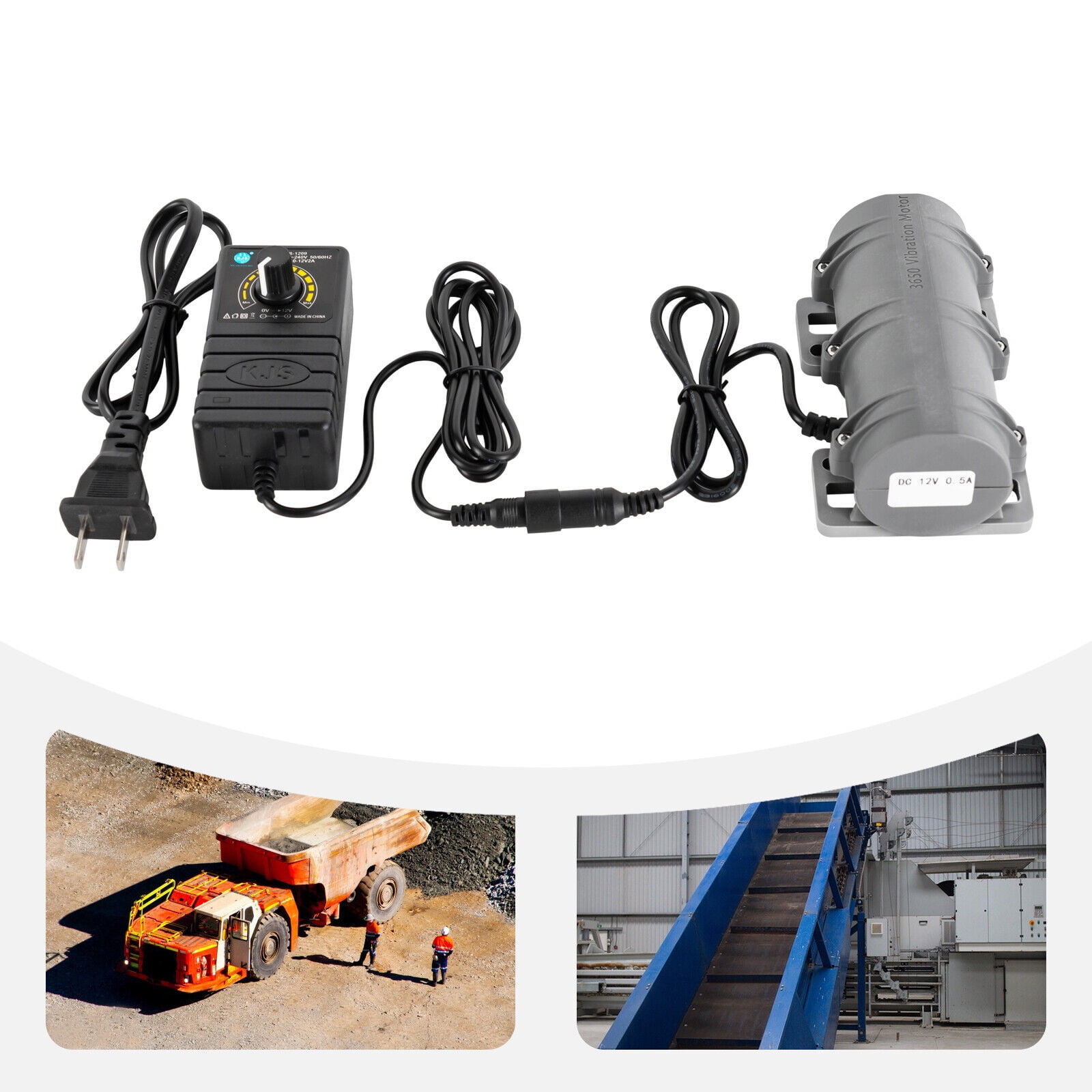 DC 12V 3200RPM Motor Massage Bed Industry Vibrator Sieve Vibration ...