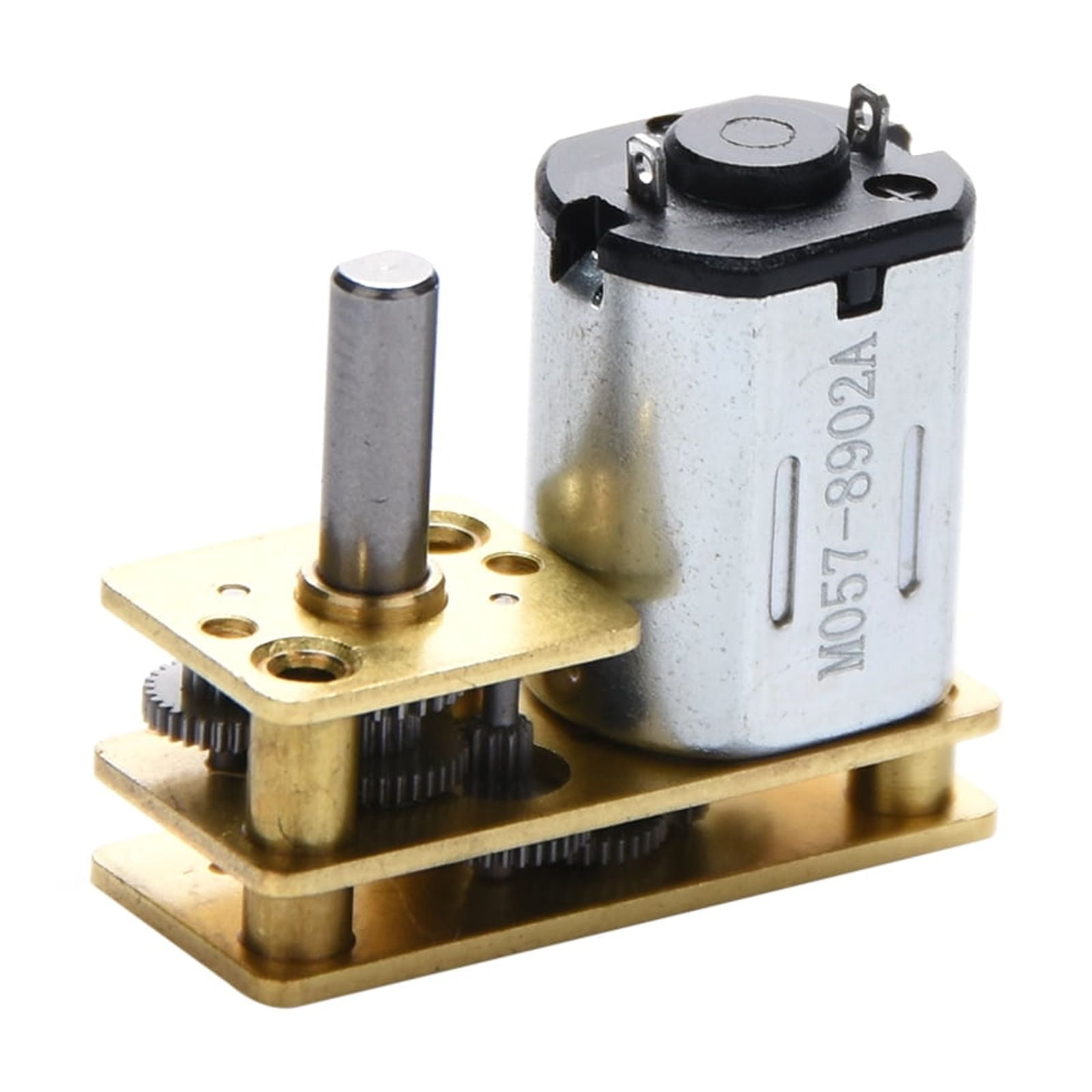 DC 12V 60RPM Slow Speed Micro Mini N20 Full Metal Gear Motor Flip Shaft ...