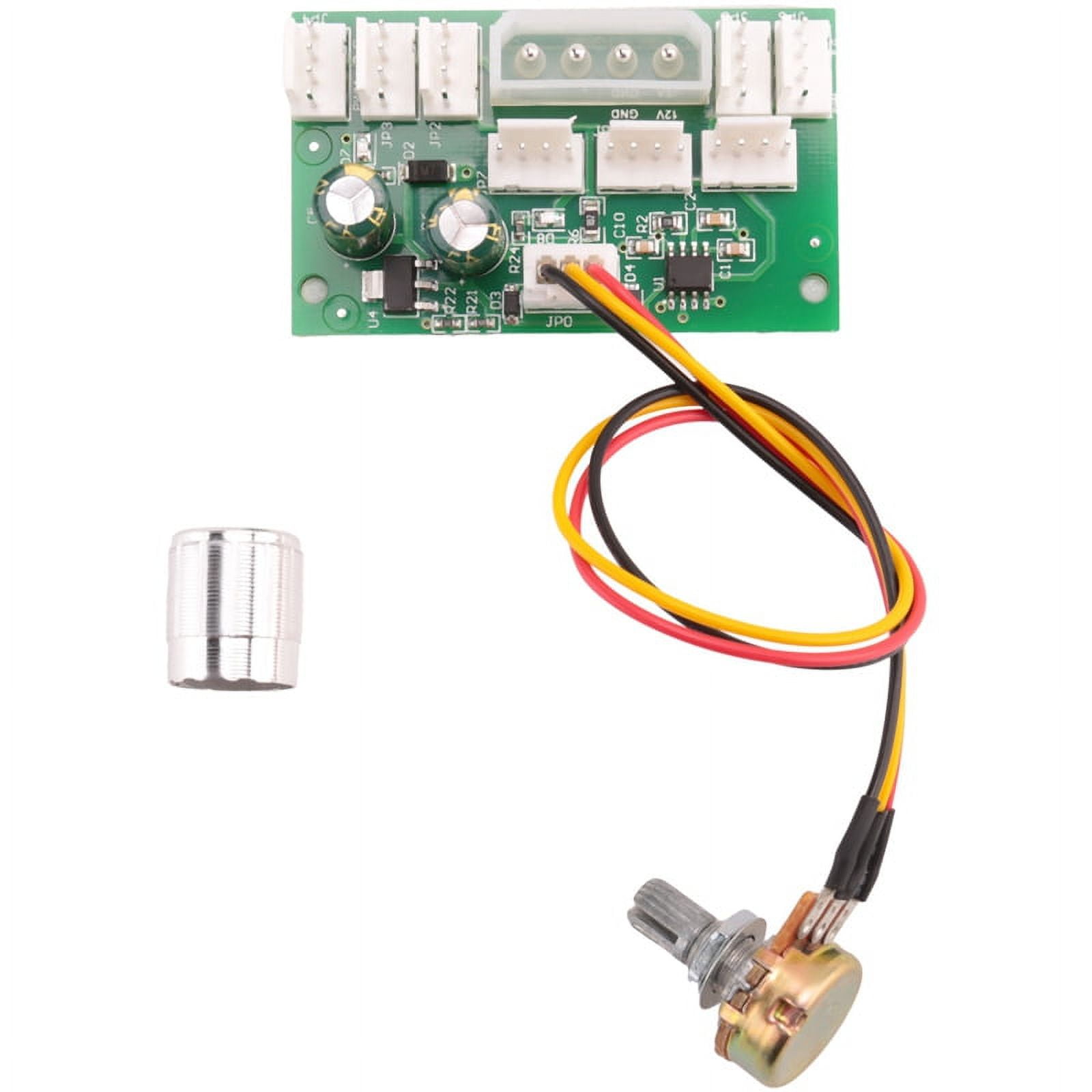 DC 12V 8 Miner Fan Speed PWM Controller 8-Channel Hub High-Power Violent Fan Controller Speed ...