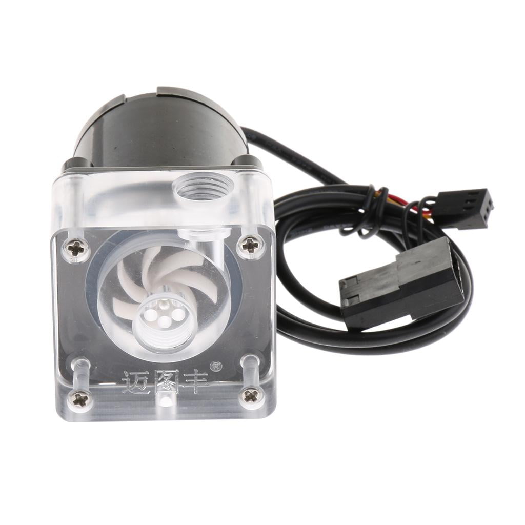 DC 12V 9W -quiet CPU Cooling Water Pump G1/4 Thread for Desktop ...