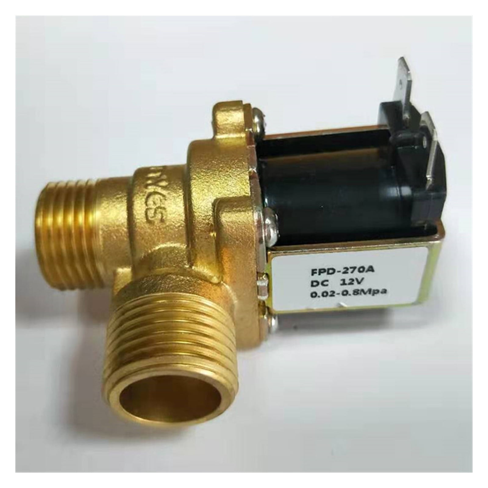 DC 12V DN15 G1/2 Electric Solenoid Valve Normally Closed Water Inlet Switch with Filter ,Solid ...