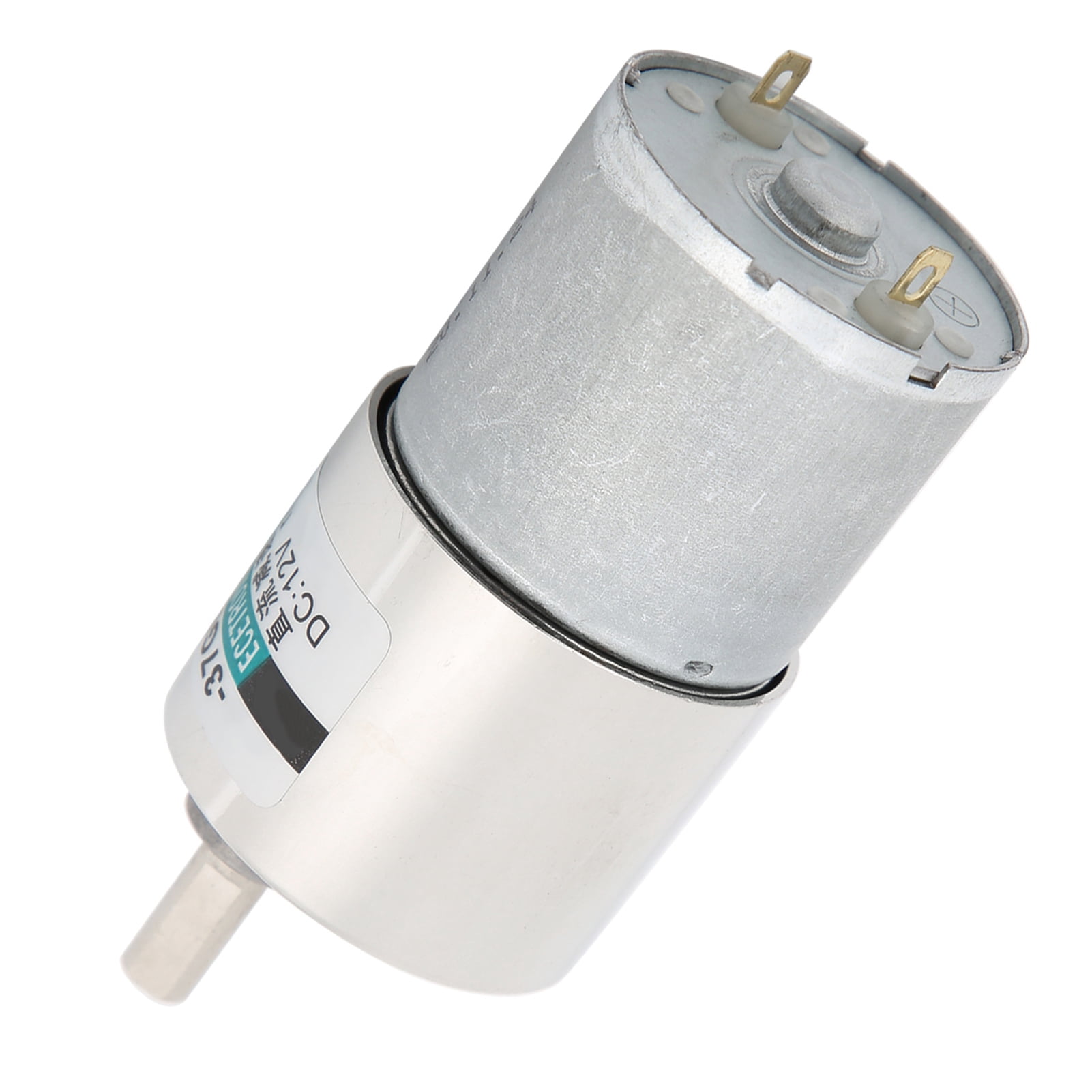 DC 12V Gear Motor, High Torque, Low Speed, Metal for DIY Projects ...