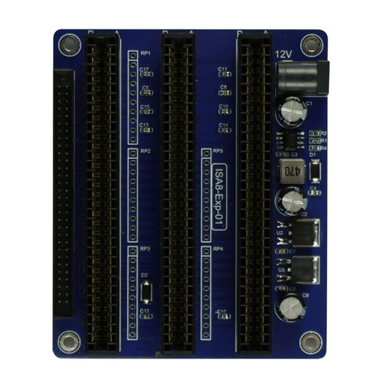 DC 12V ISA Expansion Board Riser Card for Book8088 for Hand386 ...