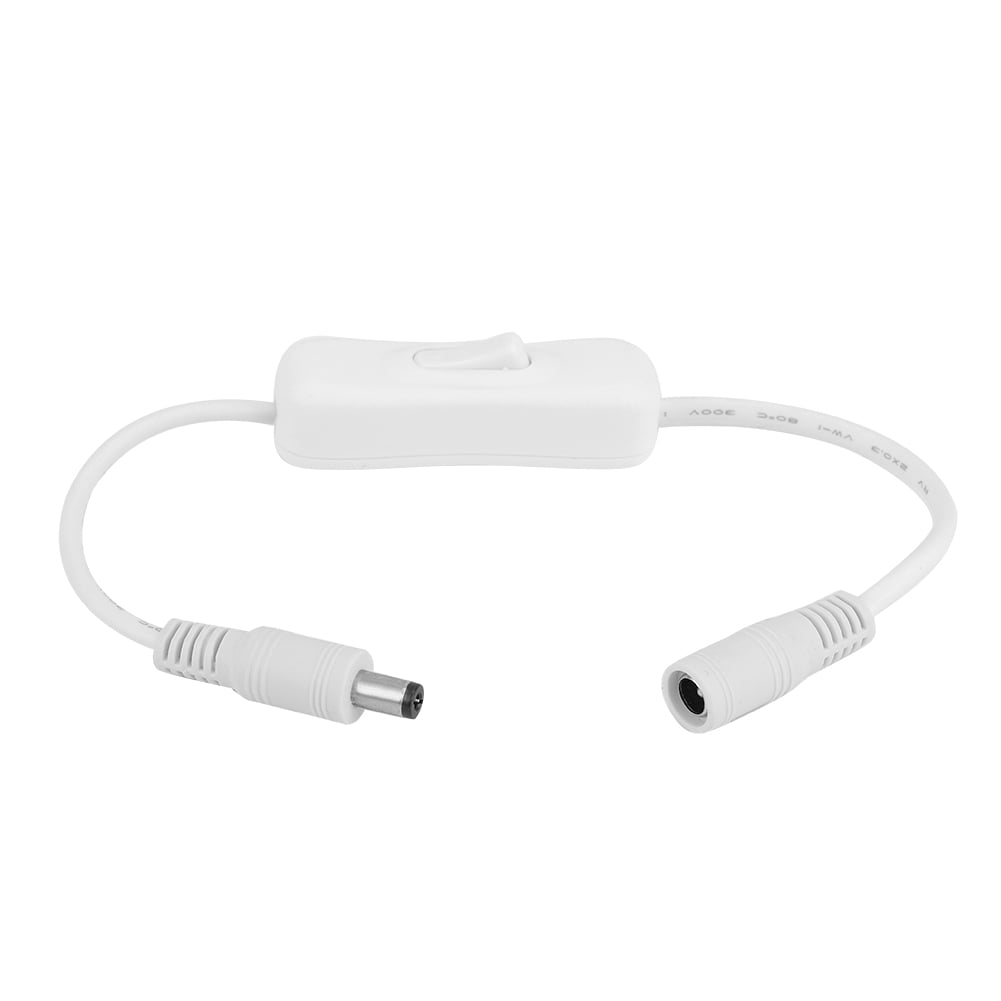 DC 12V LED Light Inline On/Off Switch Cable 2.1*5.5mm Male to Female ...