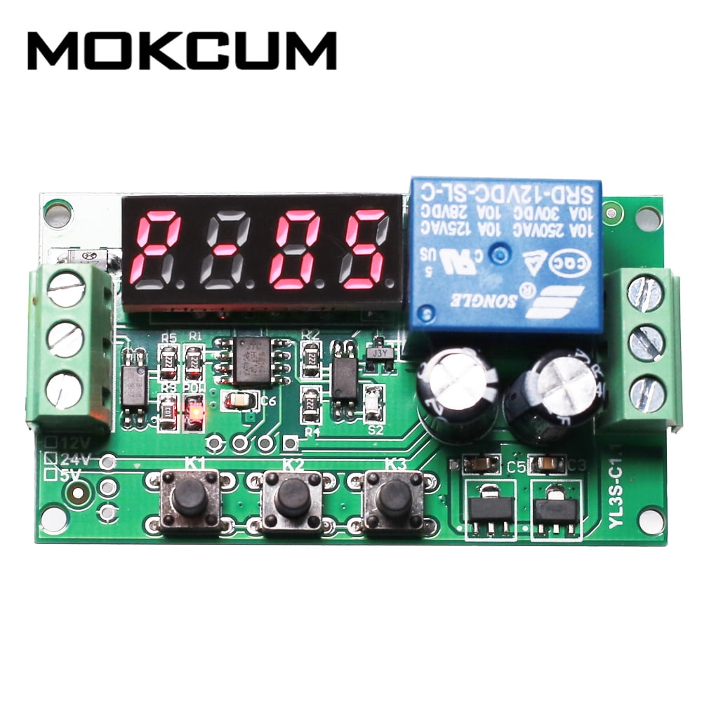 DC 12V Multifunction Trigger Delay Time Module Switch Control Timer Relay 0-10KHz Frequency ...