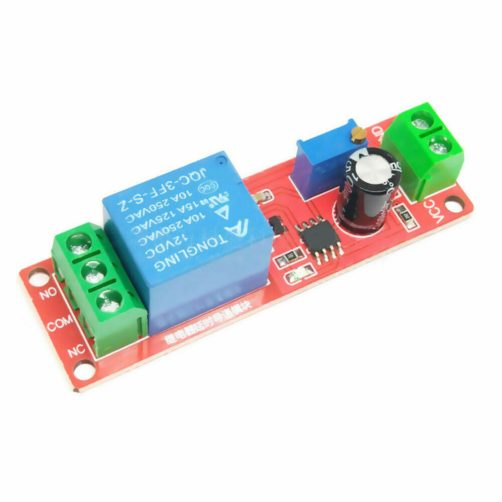 DC 12V NE555 Time Delay Relay Shield Timer Control Switch Adjustable Module Sec - Walmart.com