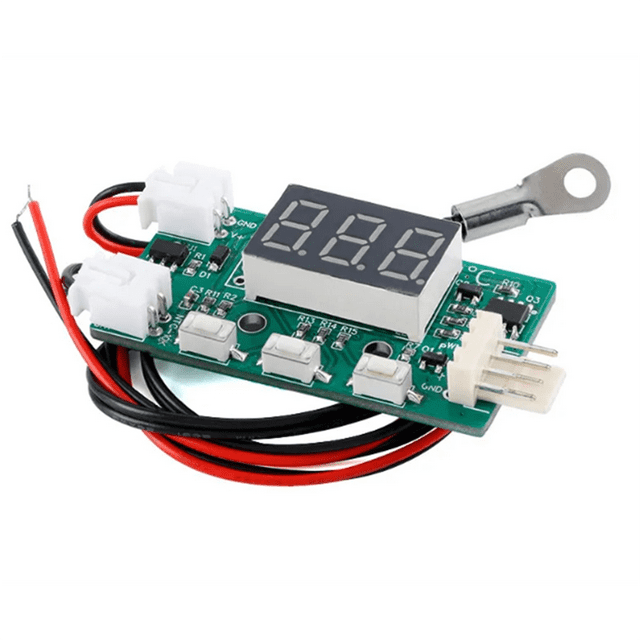 DC 12V PWM Temperature Detector Probe Controller Module 4-Wire Fan ...