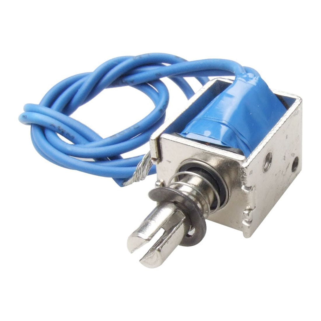 DC 12V Push Type Open Frame Solenoid Electromagnet Actuator 10mm 4N ...
