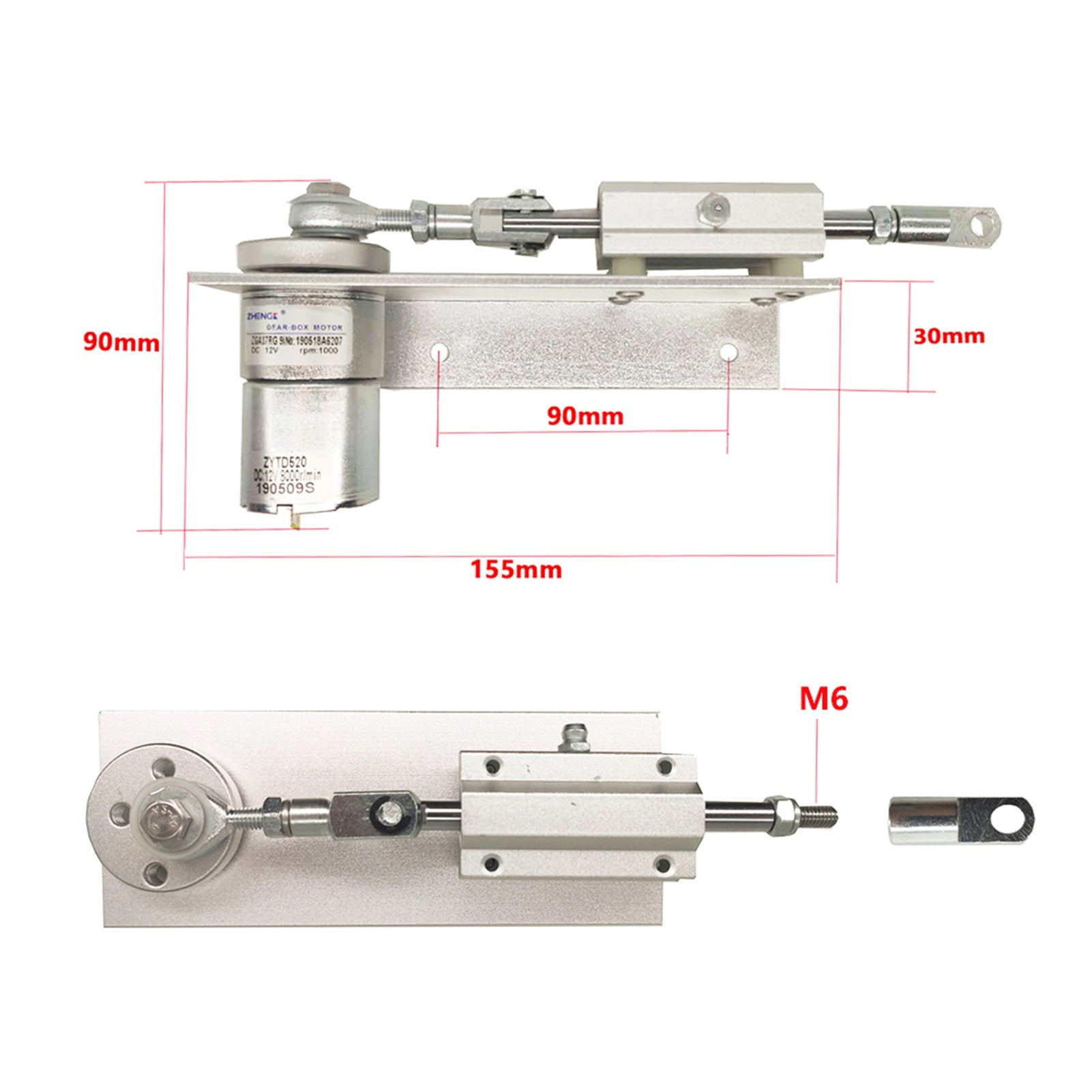 DC 12V Reciprocating Linear Motor + Speed Control Power Supply DIY ...