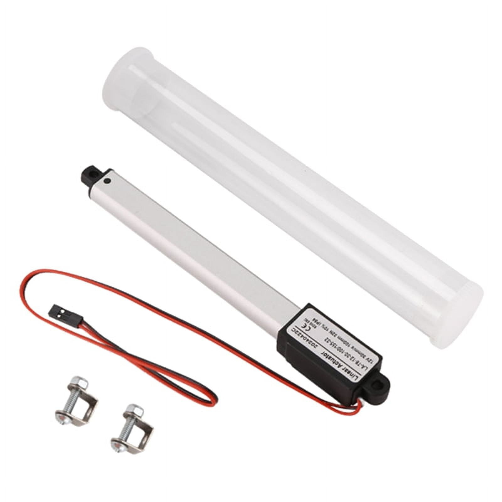 DC 12V Waterproof IP54 Mini Linear Actuator 100 mm Stroke Electric ...