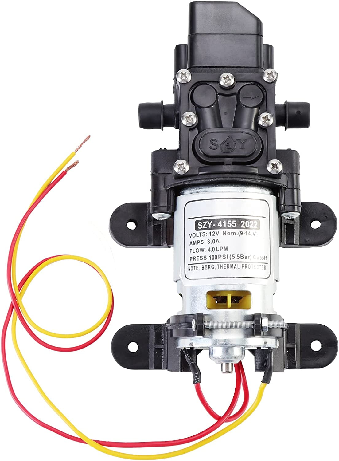 DC 12V diaphragm pump, high-pressure diaphragm pump, self-priming ...