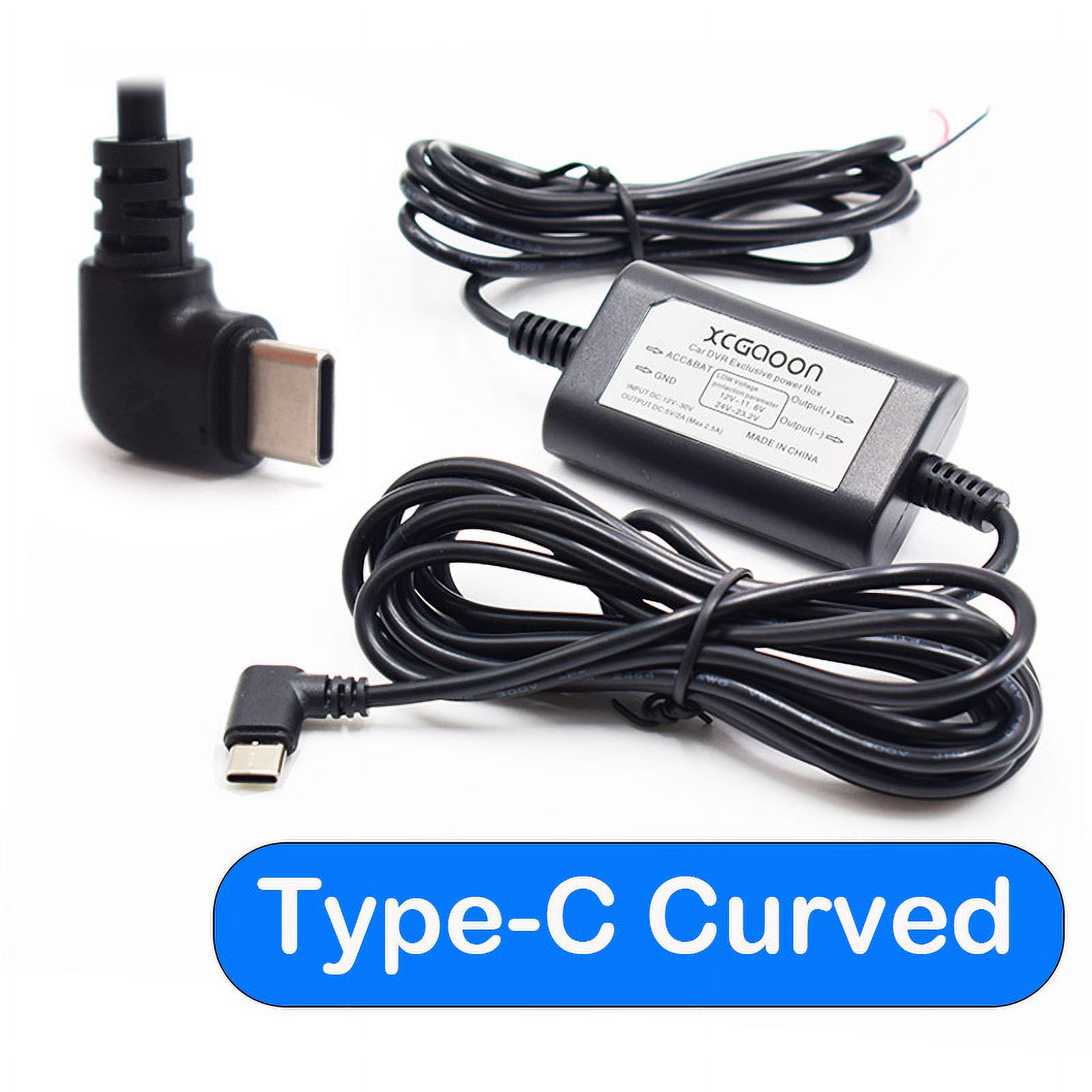 DC 12V to 5V 2A 3.1M Car Charge Cable Mini / Micro / Type-C USB ...