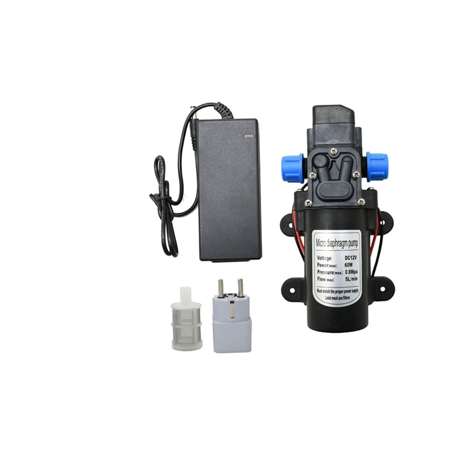 DC 12Volt 60W High Pressure Water Pump Diaphragm Pump For Car Wash ...