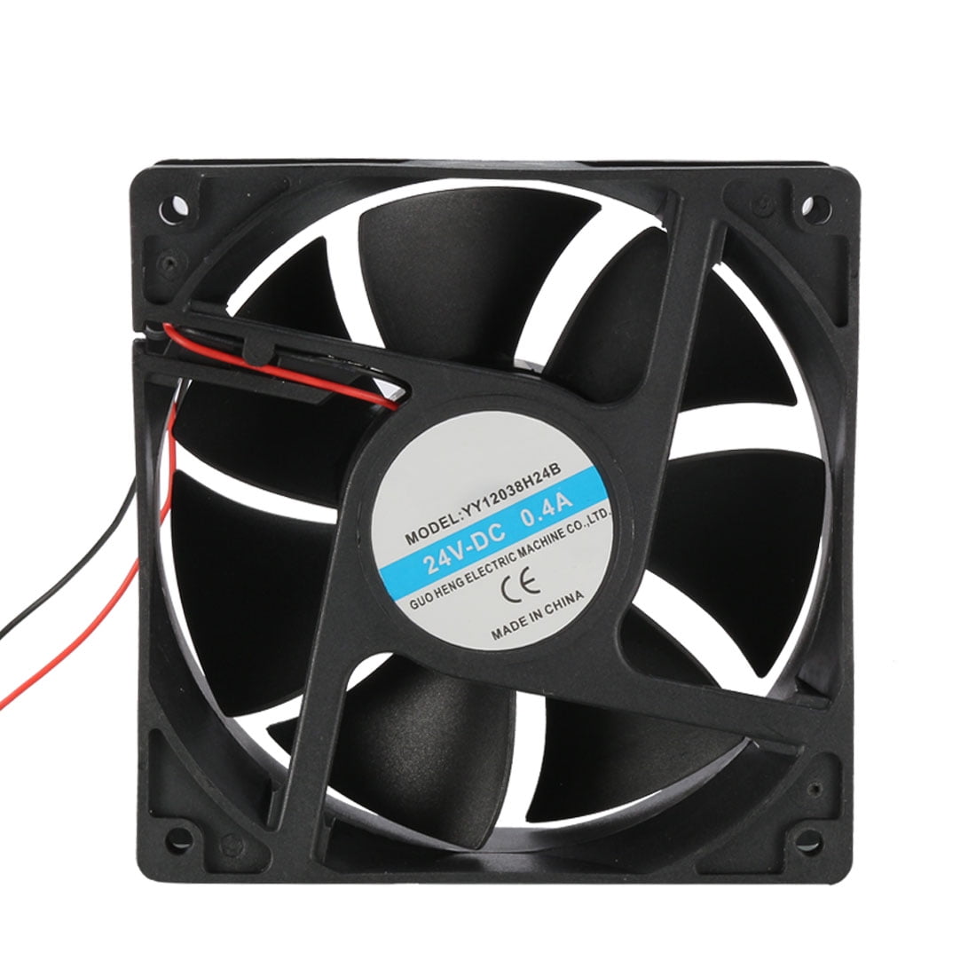 DC 24V 0.40A 120mmx120mmx38mm 7 Vanes Cooling Fan for Industrial ...