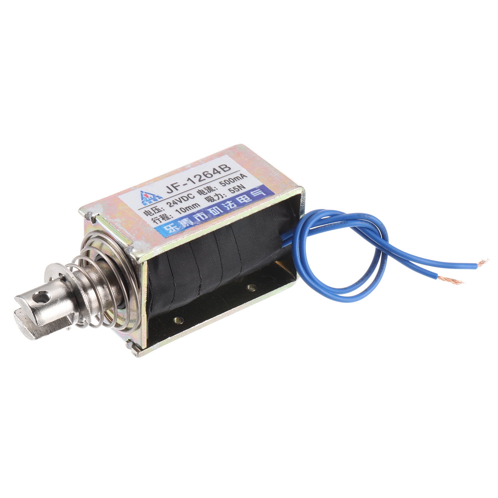 DC 24V 0.5A Solenoid Electromagnet Push Pull Type 55N 10mm Solenoid ...