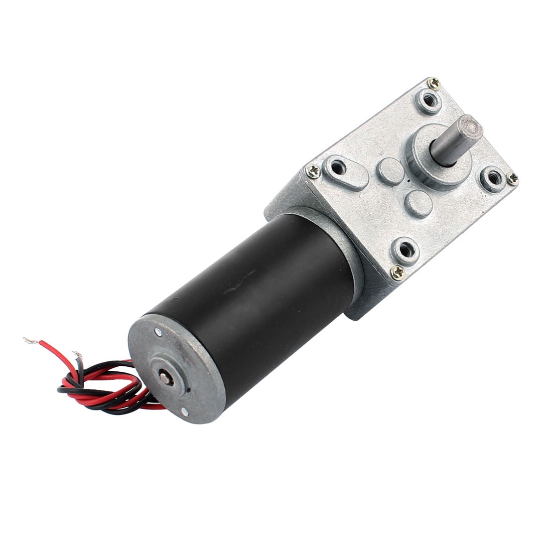 DC 24V 10RPM 8mmx15mm Dual D-Shape Shaft Electric Power Worm Geared ...