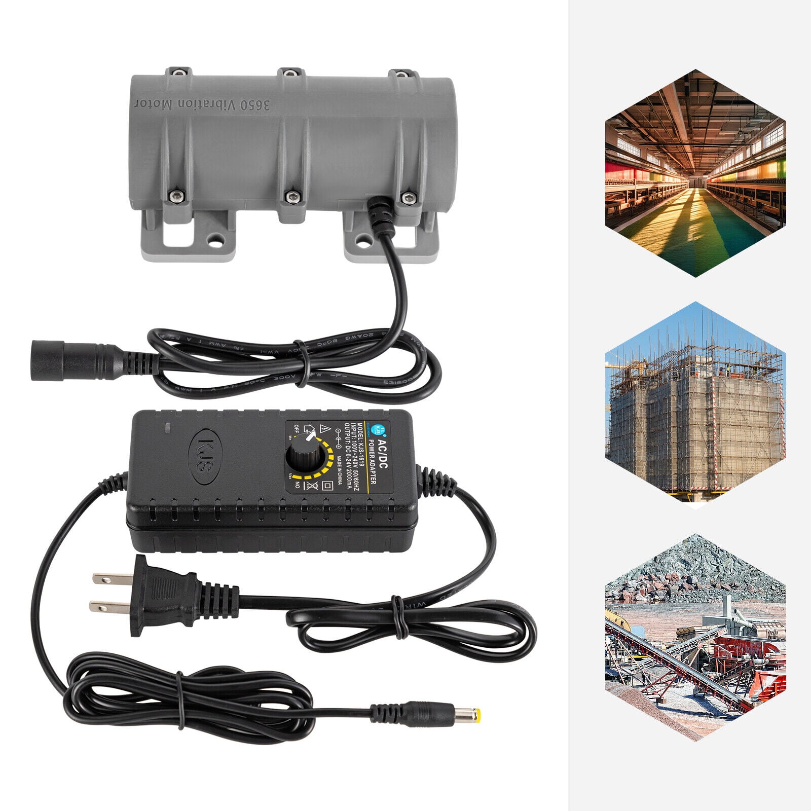 DC 24V 3200rpm Motor Massage Bed Industry Vibrator Sieve Vibration ...
