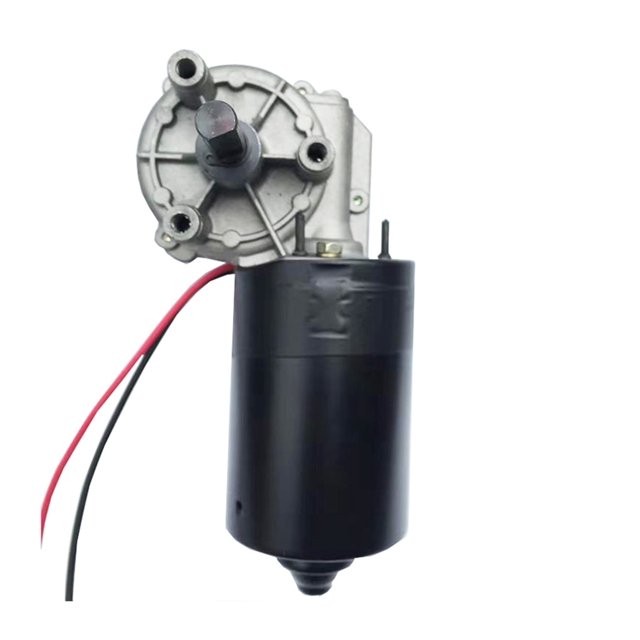 DC 24V 60W Worm Gear DC Gear Motor 10-410RpmEquipment For Volume Gate ...