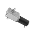 DC 24V Double Shaft Worm Gear Motor 30RPM High Torque Speed Reduction ...
