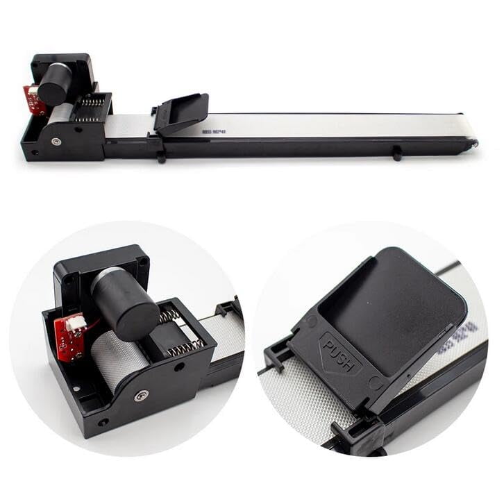 DC 24V Table Top Belt Conveyor Mini Cargo Conveyor 504MM Belt Vending ...