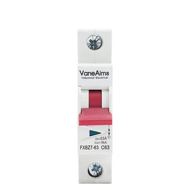 DC 250V 1P Solar Circuit Breaker Overload Protection PV Switch 6-63A ...