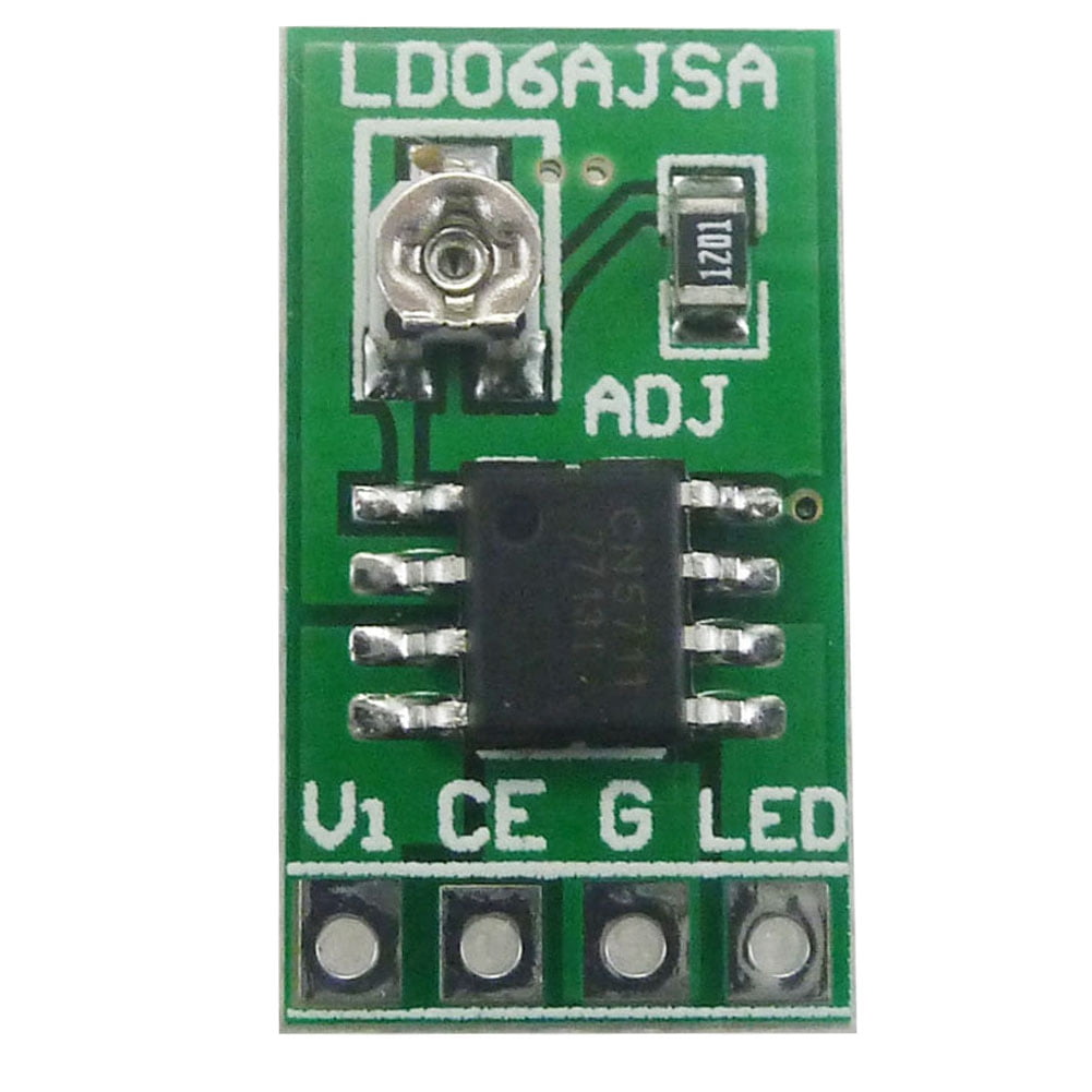 DC 3.3V 3.7V 5V LED Driver 30-1500MA Constant Current Adjustable Module ...