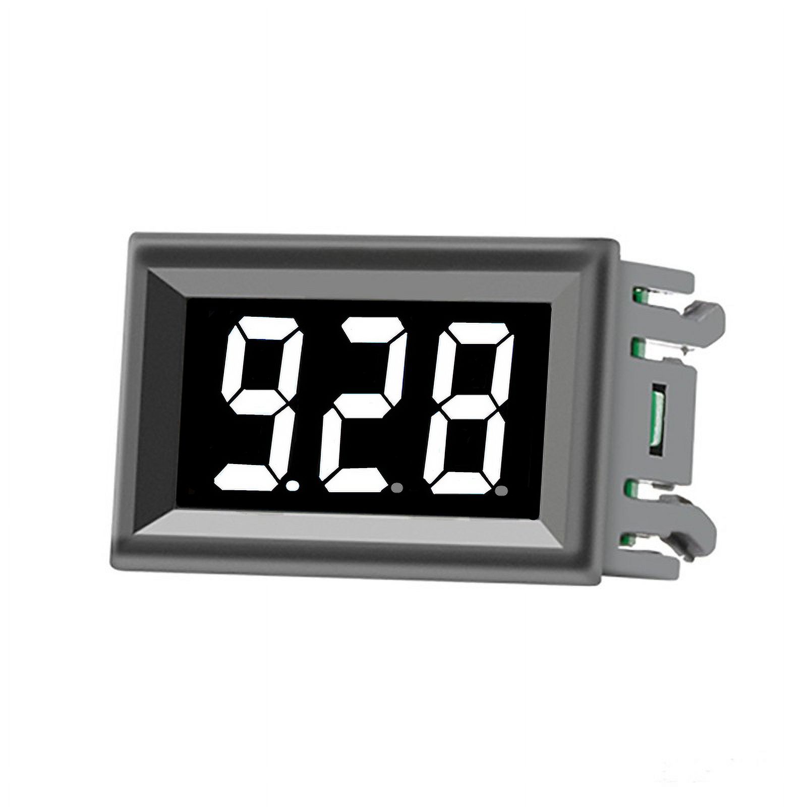DC 3.5-30V Digital Car Voltmeter Automotive Voltage Meter Red/Blue ...