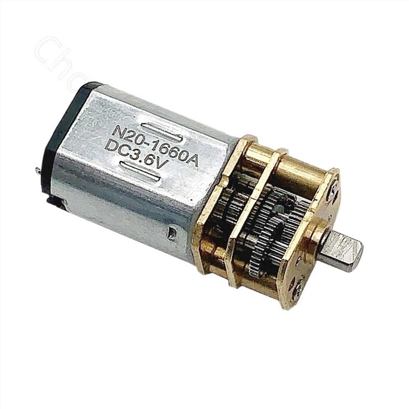 DC 3.6V Metal Gear Motor 230RPM Slow Speed Micro Gearbox Reducer N20 ...