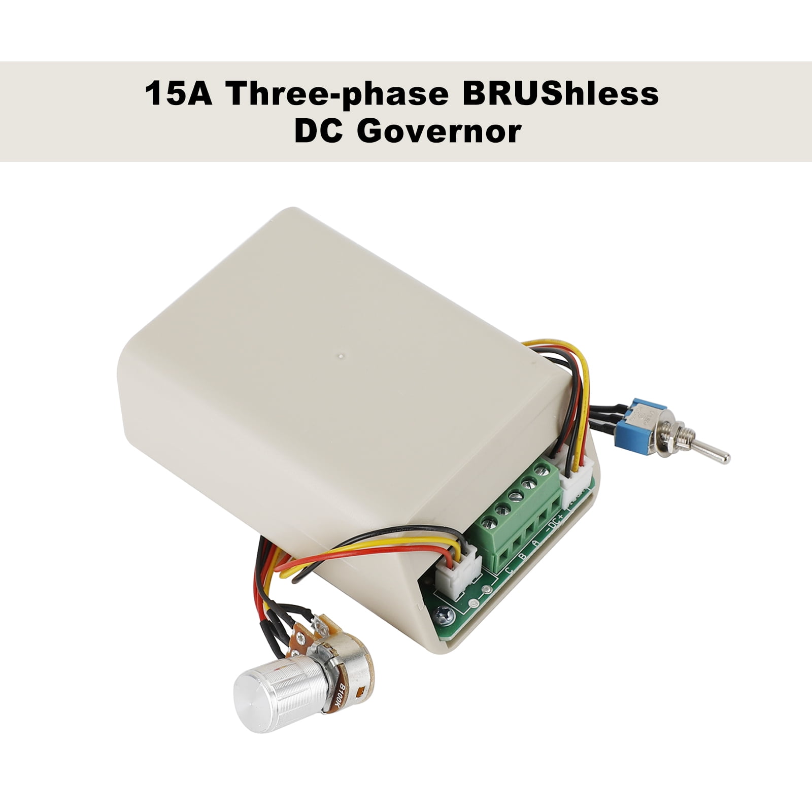 DC 3-Phase Brushless Motor Speed Controller CW CCW Switch 5V 12V 24V 36V 15A - Walmart.com