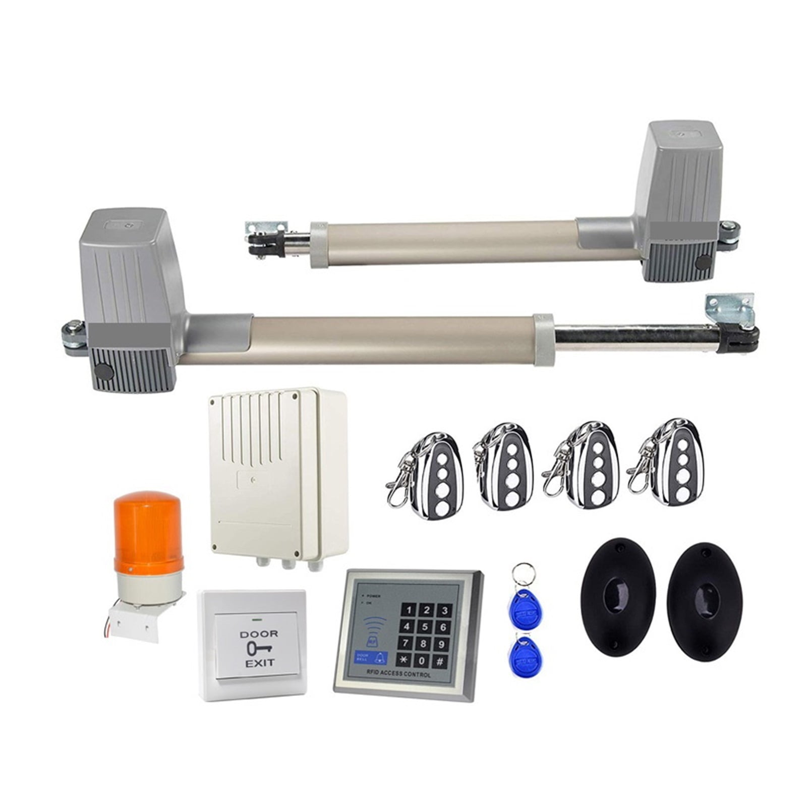 DC 300KG 2.5Meter Double Arm Solar Gate Actuator Auto Swing Door ...