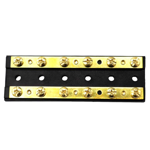 DC 32V 60A Heavy Duty Dual Bus Bar 6P Power Distribution Block for Car ...
