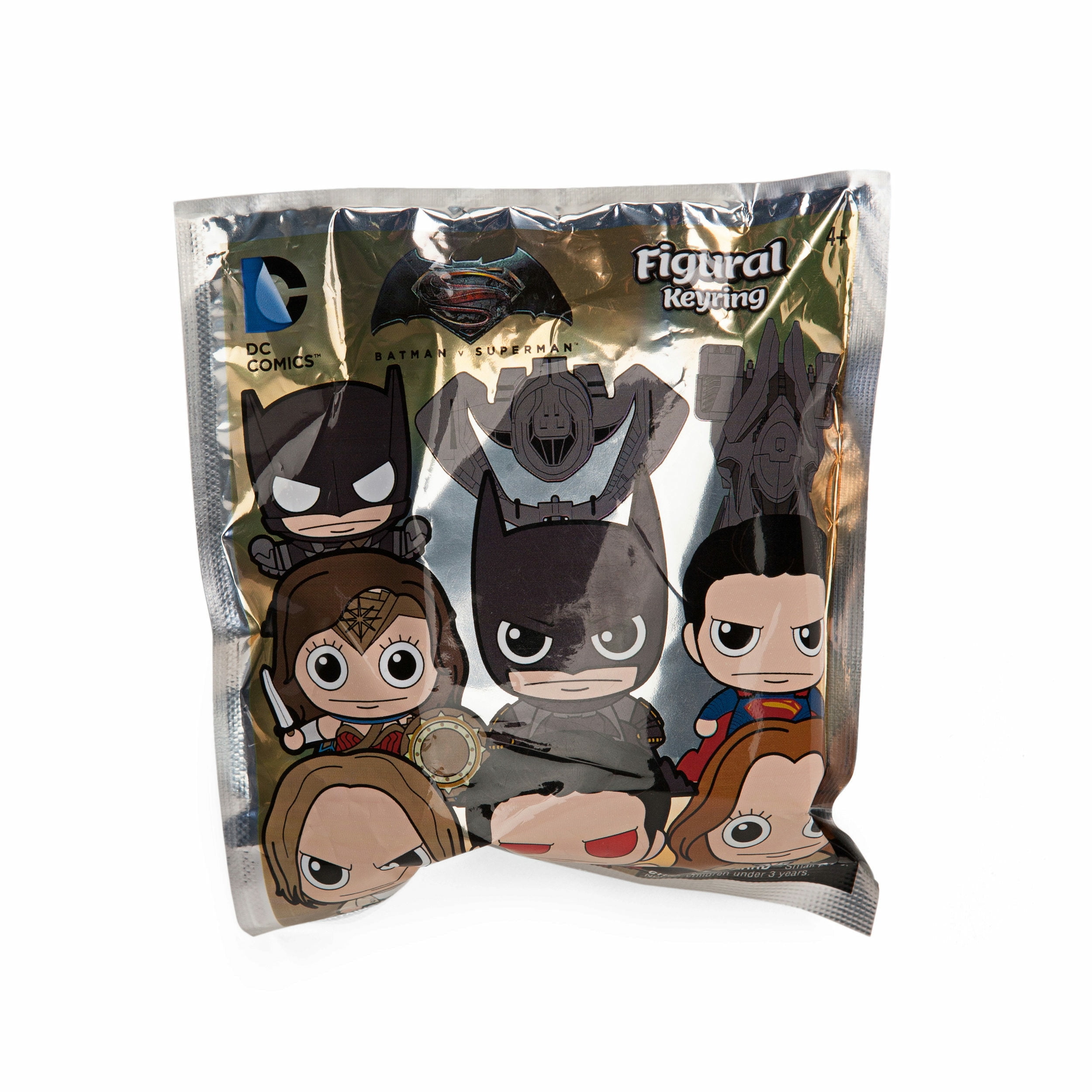 DC 3D Figural Keychains Batman Vs. Superman Mini Figure Keyring Mystery ...