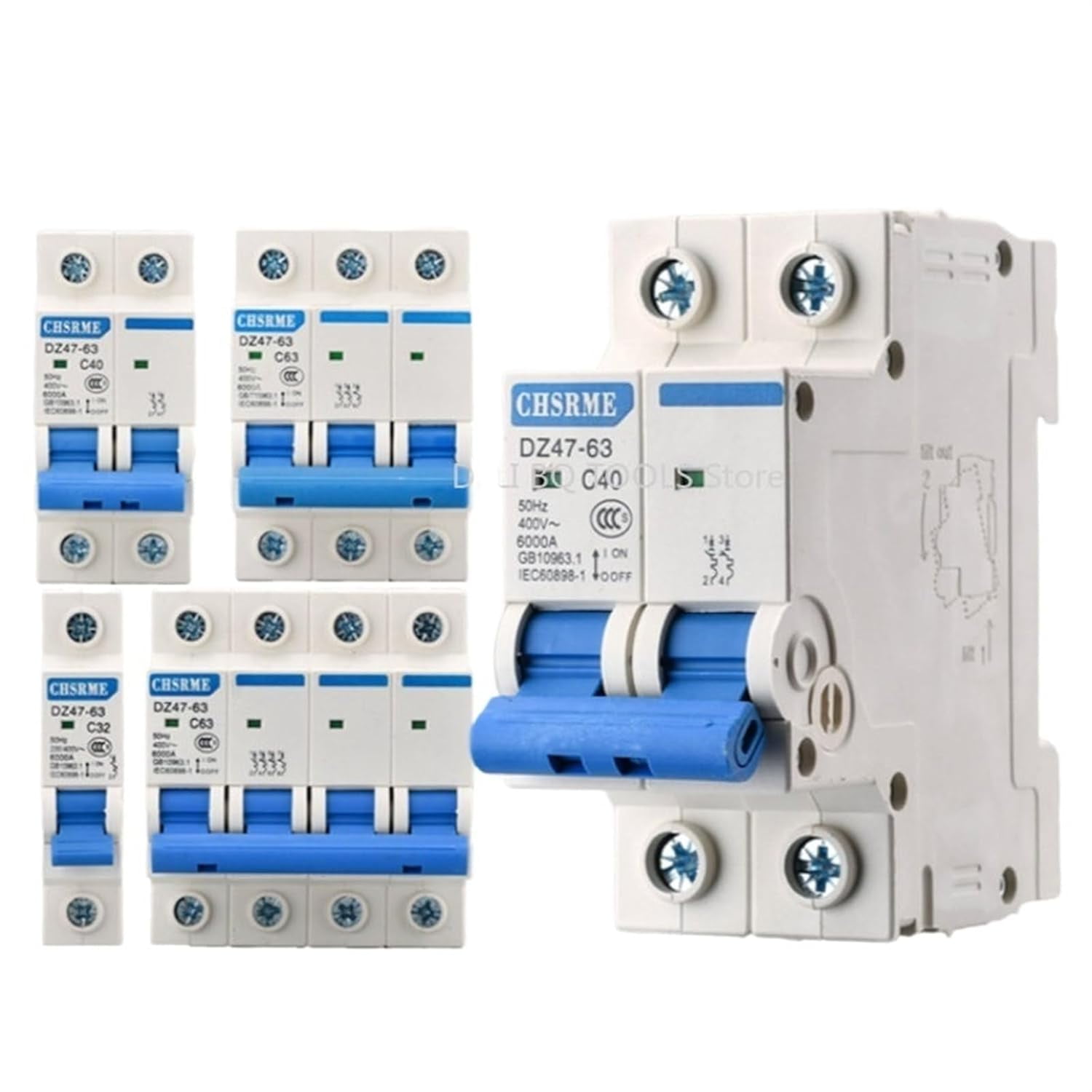 DC 400V 1P/2P/3P/4P Solar Mini Circuit Breaker Overload Protection ...