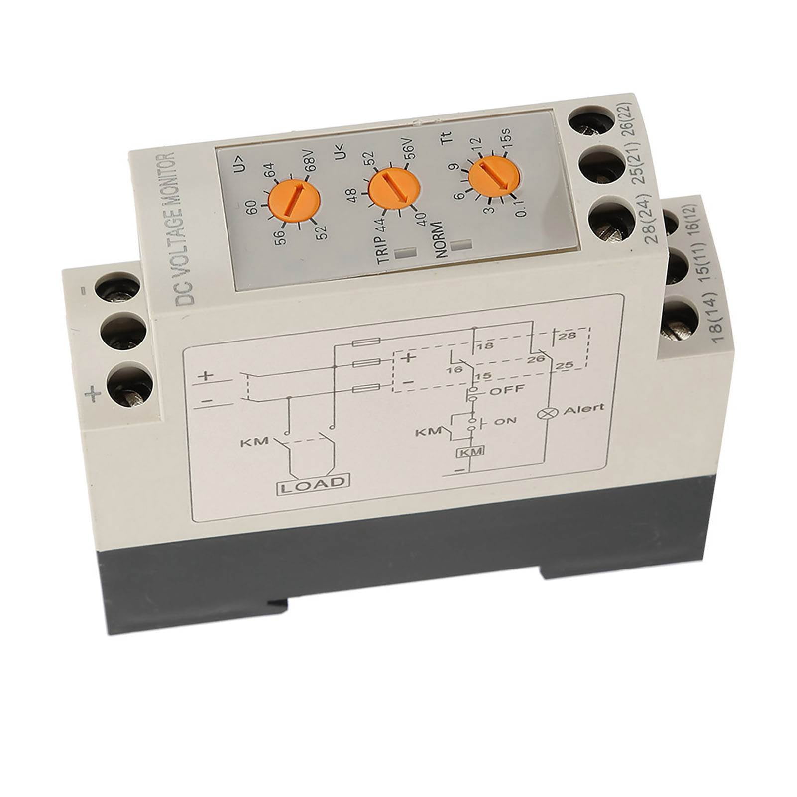 DC 48V DVRD Over Voltage and Under Voltage Protection Relay - Walmart.com