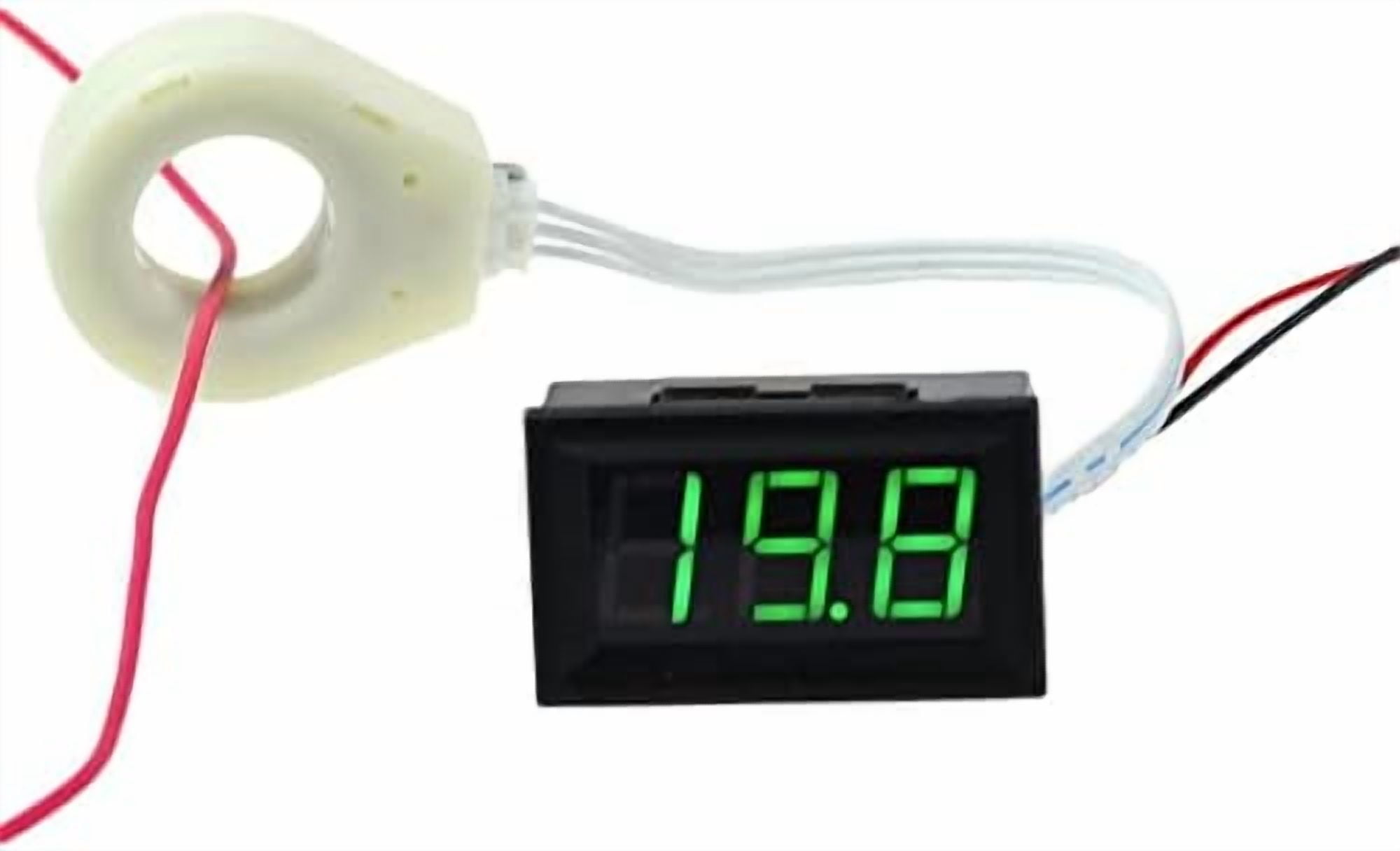 DC 5-120V 100A Mini Digital Current Voltage Amp Meter Ammeter Gauge ...