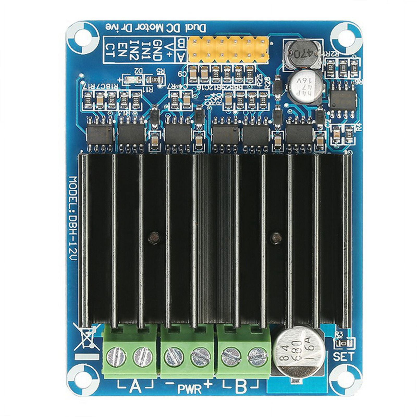 DC 5-15 V 30 A Dual Channel H Bridge Motor Driver Module Bread Board ...