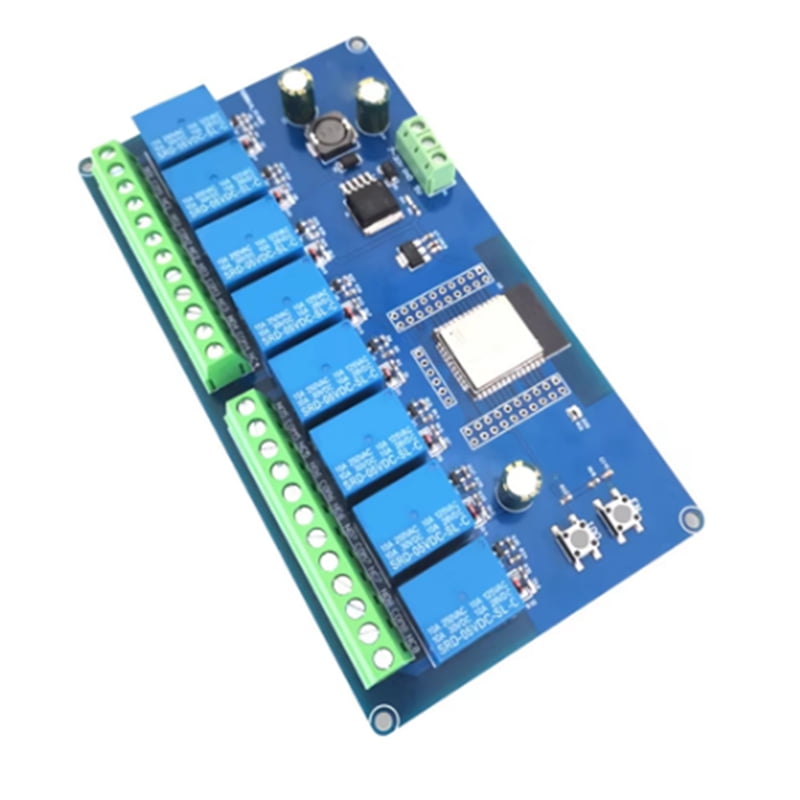 DC 5-30V Power Supply ESP32 WIFI Bluetooth Moduel BLE Eight-Way Relay ...