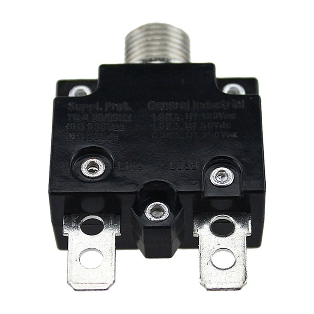 Worgeous Car Circuit Breaker Black 1Pack 2x1.4x0.8In - Walmart.com