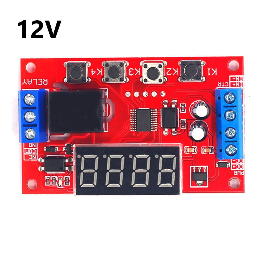 Dc 5V/12V/24V 10A Adjustable Time Delay Relay Module Timer Control ...