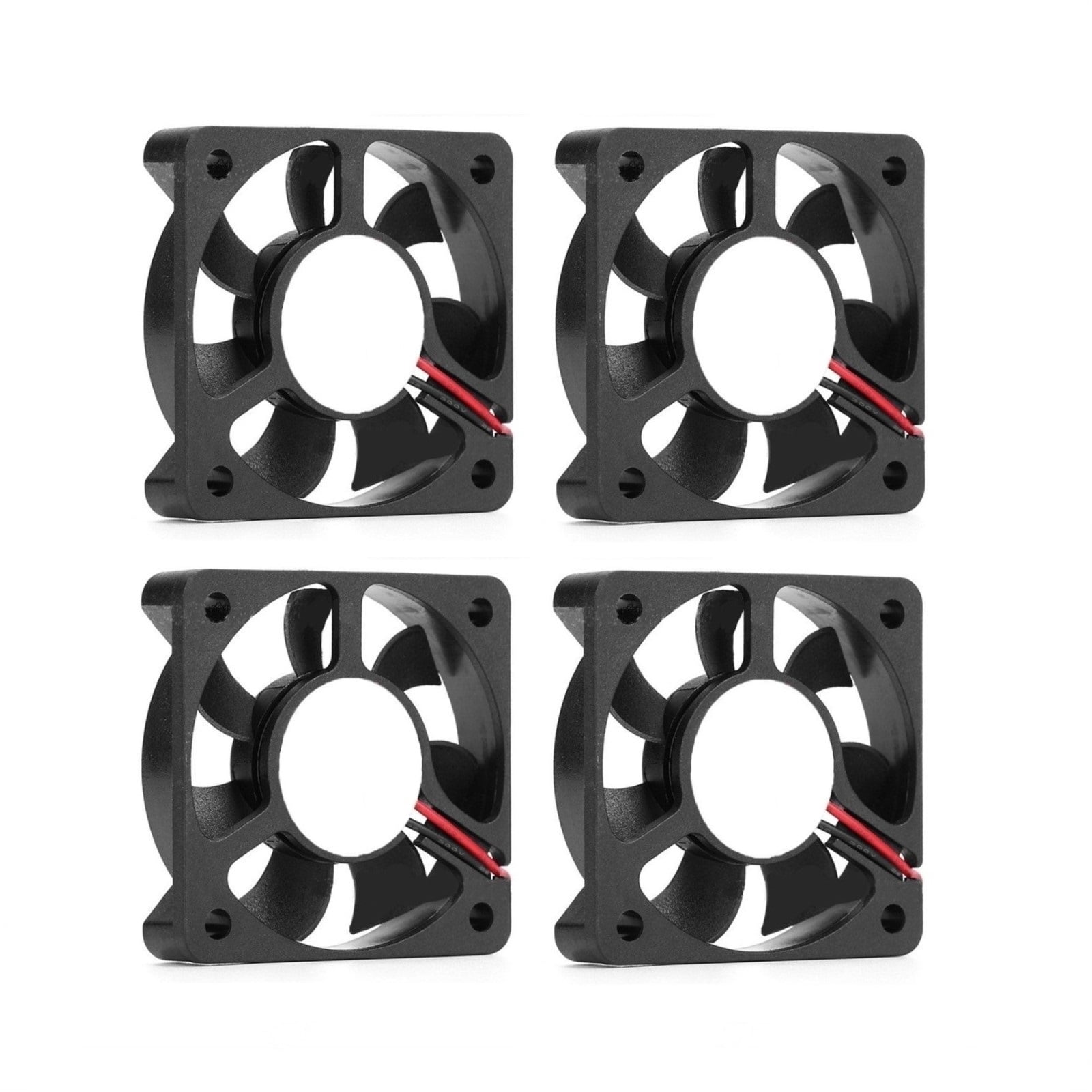 DC 5V Cooling Fan, 4Pcs Double Ball Bearings Fans for 3D Printer, 5010 ...